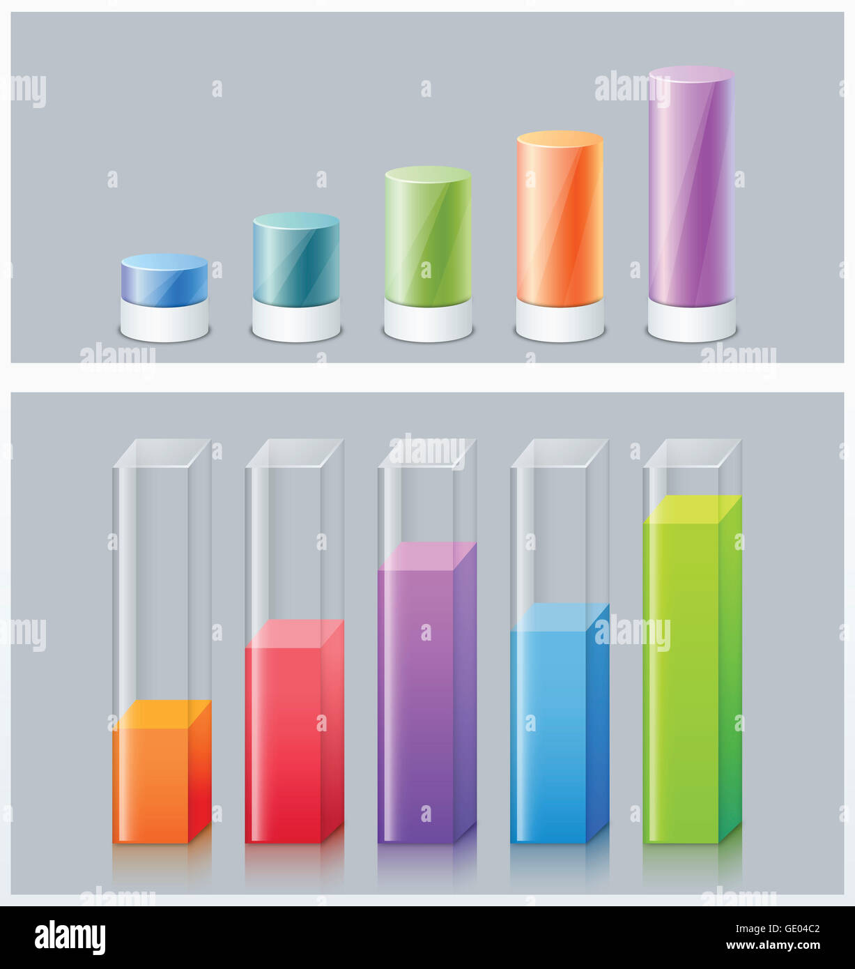 Infografik-Diagramme der Balkendiagramme Stockfotografie - Alamy