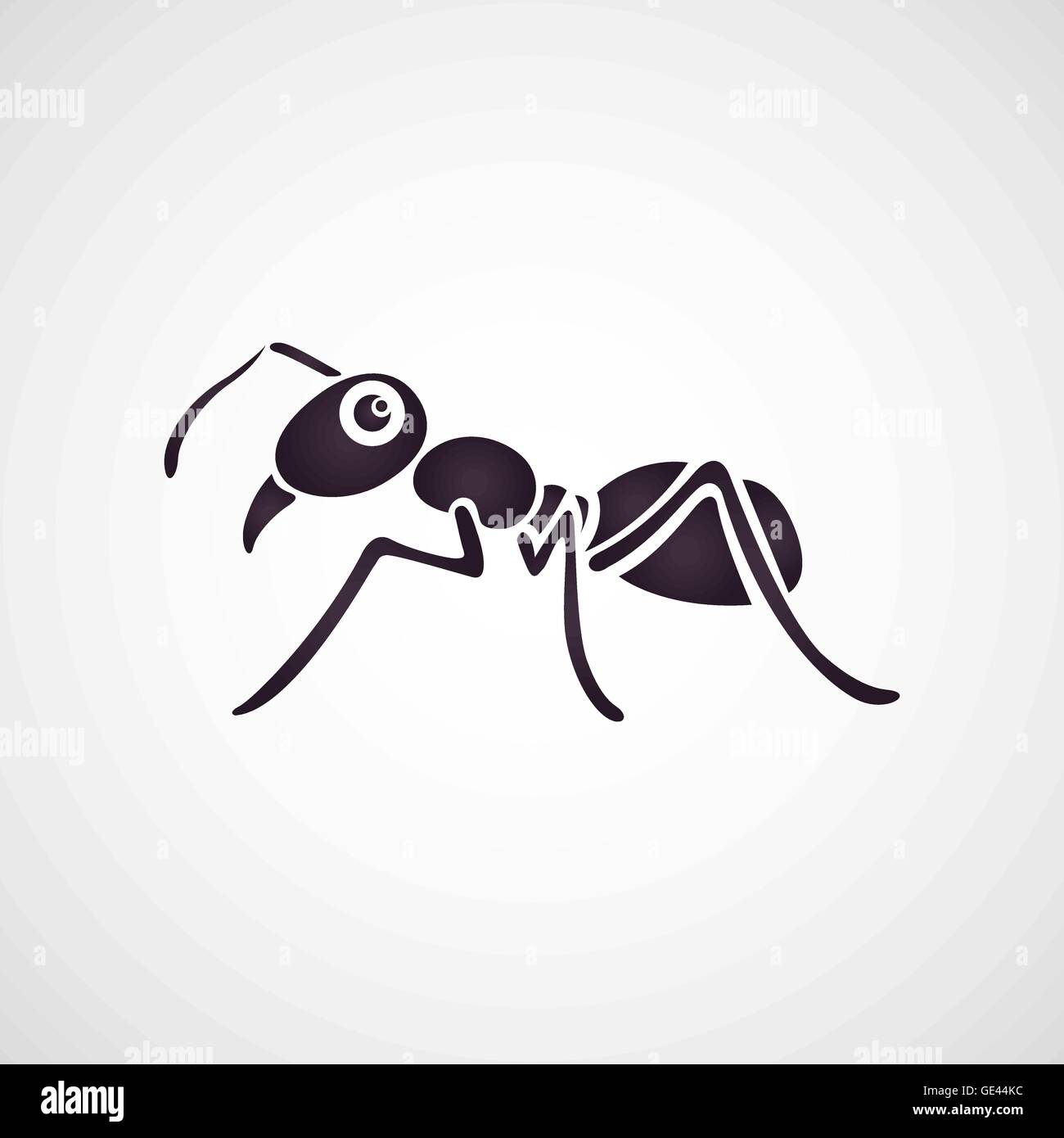 Ameise Logo Vektor Stock-Vektorgrafik - Alamy