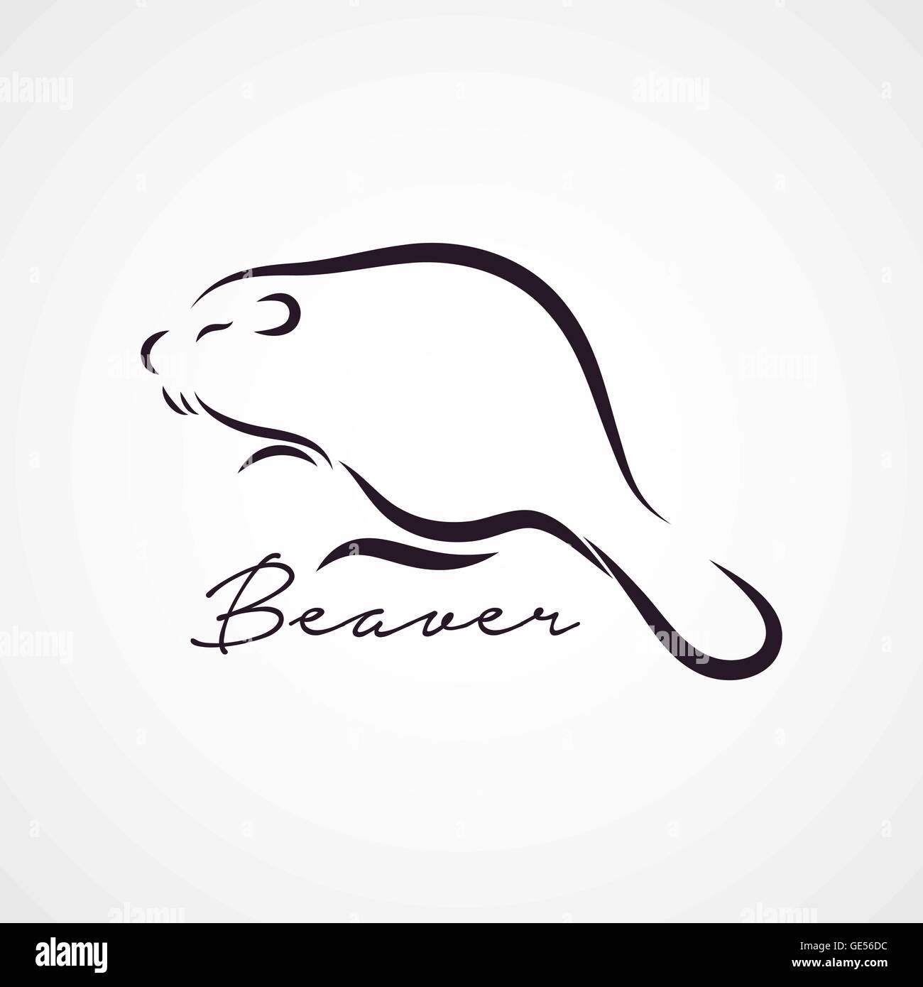 Beaver logo Stock-Vektorgrafiken kaufen - Alamy