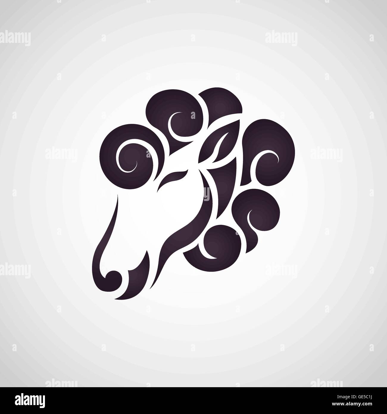 Sheep logo Stock-Vektorgrafiken kaufen - Alamy