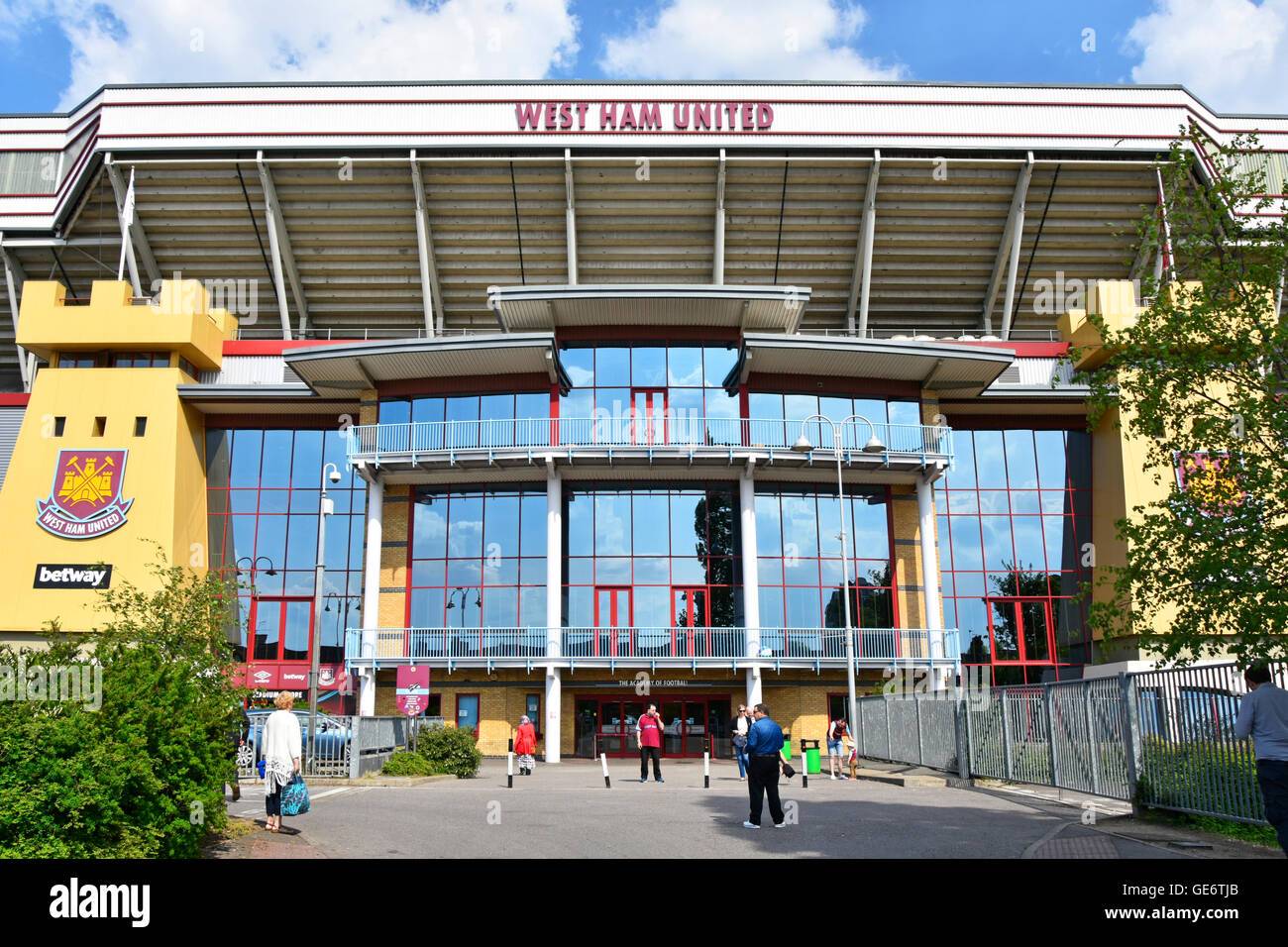 West Ham United Football Club Stadion Haupteingang Upton Park Newham ...