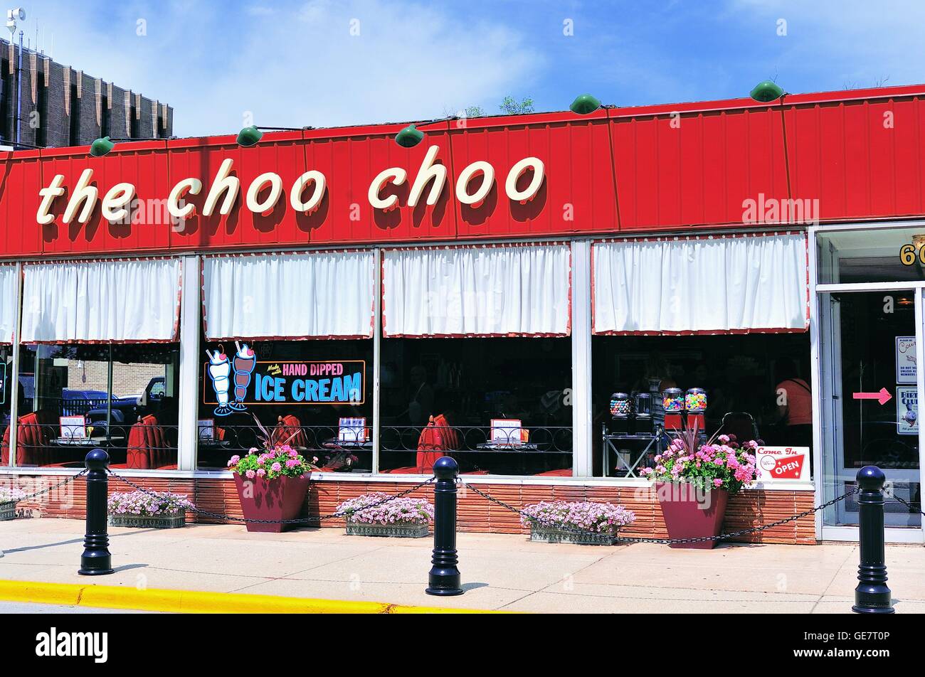 Die Choo Choo, einem bekannten kinderfreundliche Classic American Diner ...