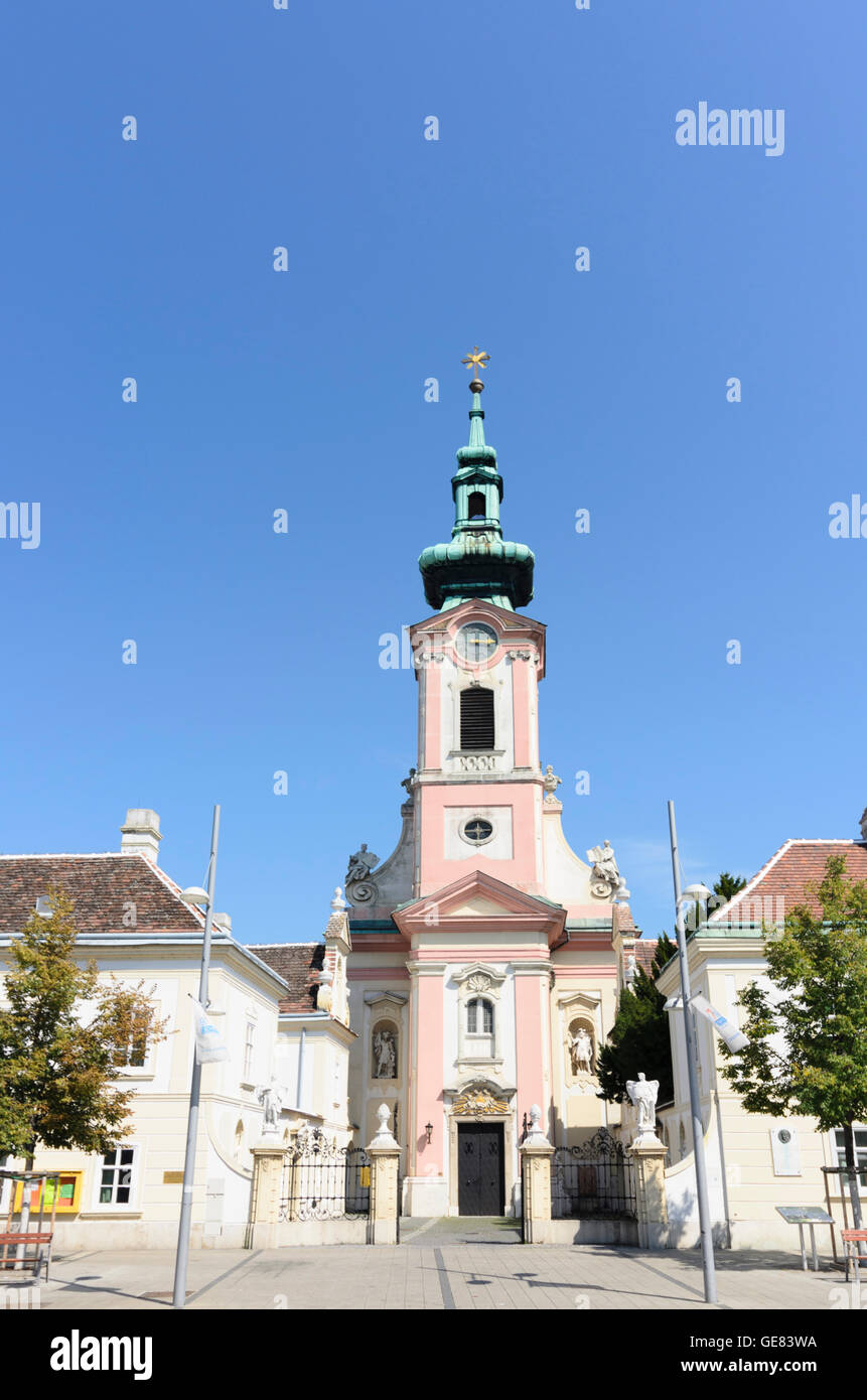 Schwechat: Kirche am Hauptplatz (Hauptplatz), Österreich ...