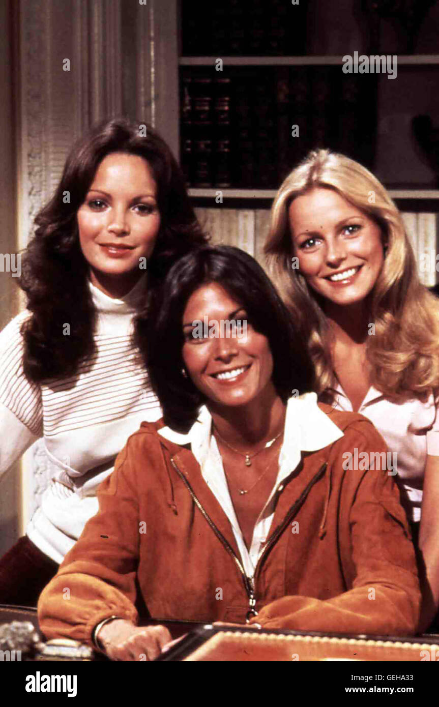 Jaclyn Smith, Kate Jackson, Cheryl Ladd *** lokalen Caption *** 1976 ...