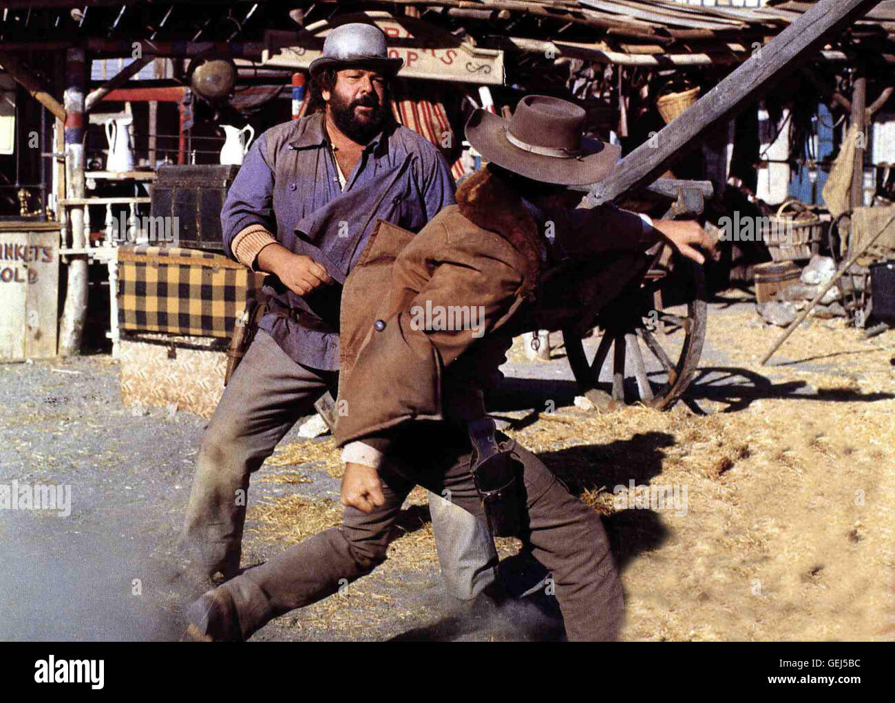 Buddy (Bud Spencer, l) *** lokalen Caption *** 1980, Occhio Alla Penna ...
