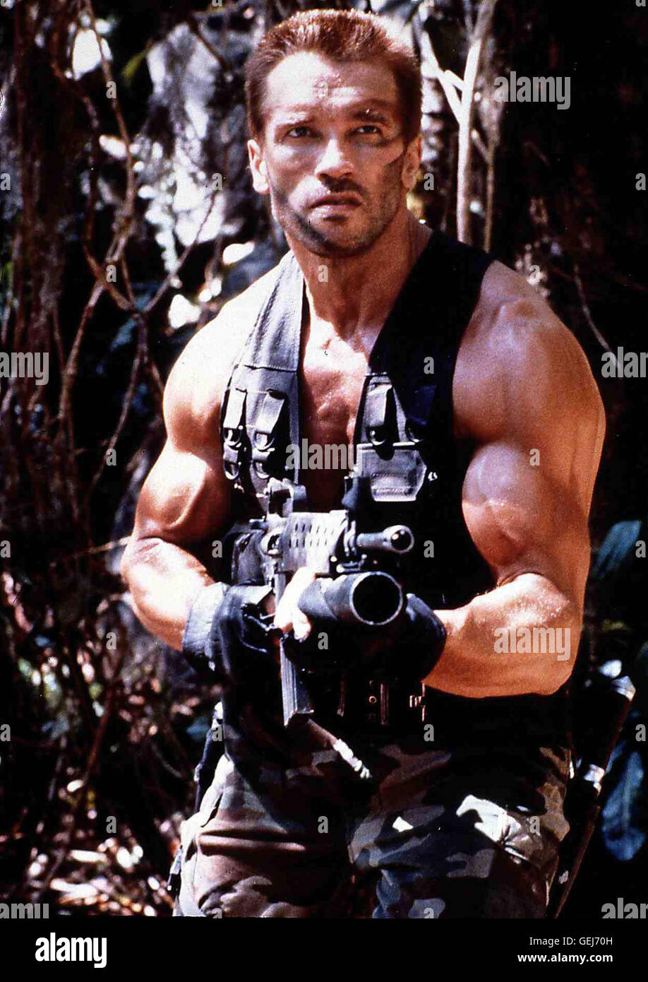 Arnold Schwarzenegger Major Alan "Dutch" Schaefer (Arnold ...