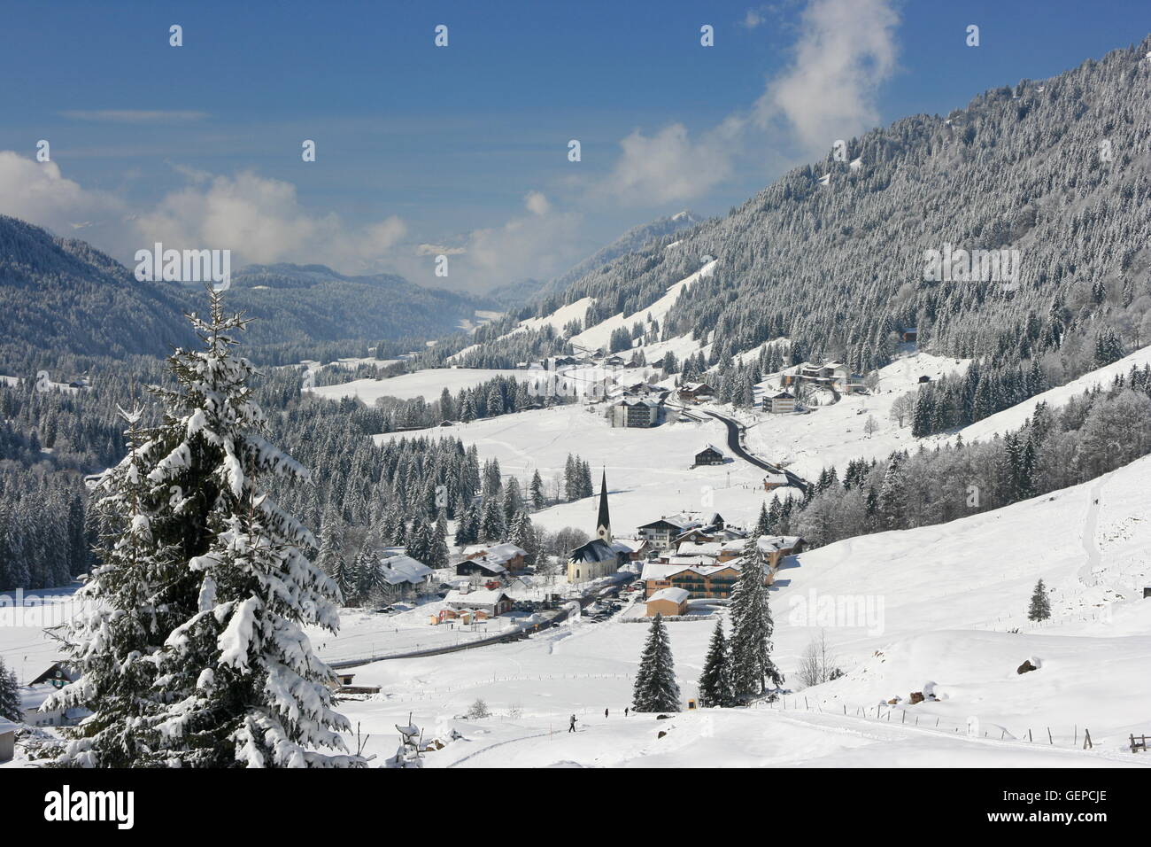 Geographie / Reisen, Deutschland, Bayern, Allgäu, oberen Allgäu, Tal ...