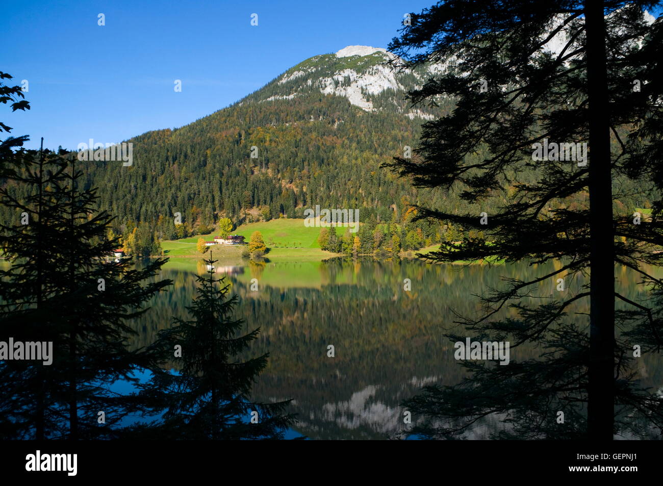 Geographie / Reisen, Österreich, Tirol, Hintersteiner See (Lake ...
