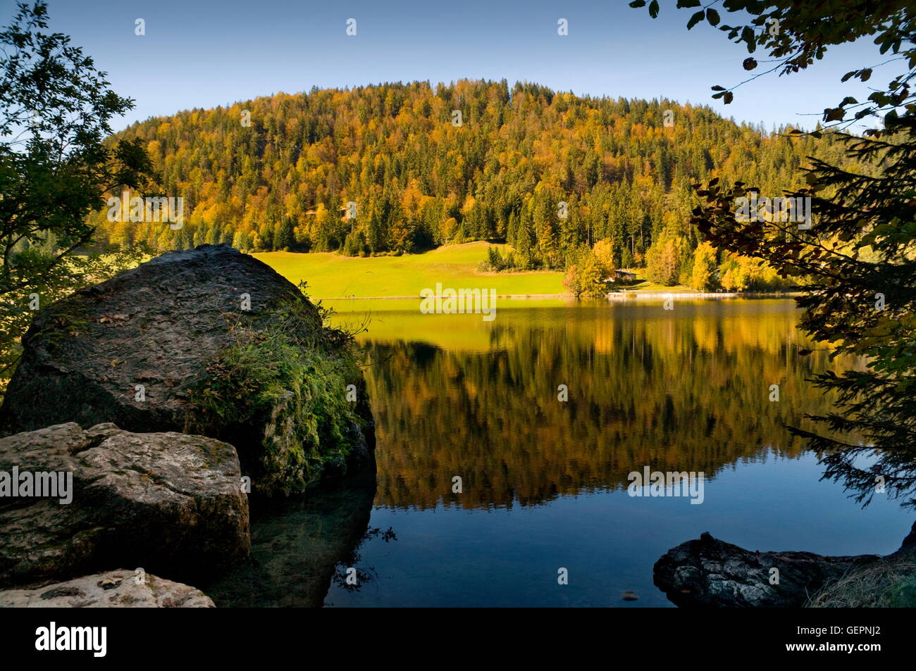 Geographie / Reisen, Österreich, Tyrol, Hintersteiner See (Lake ...