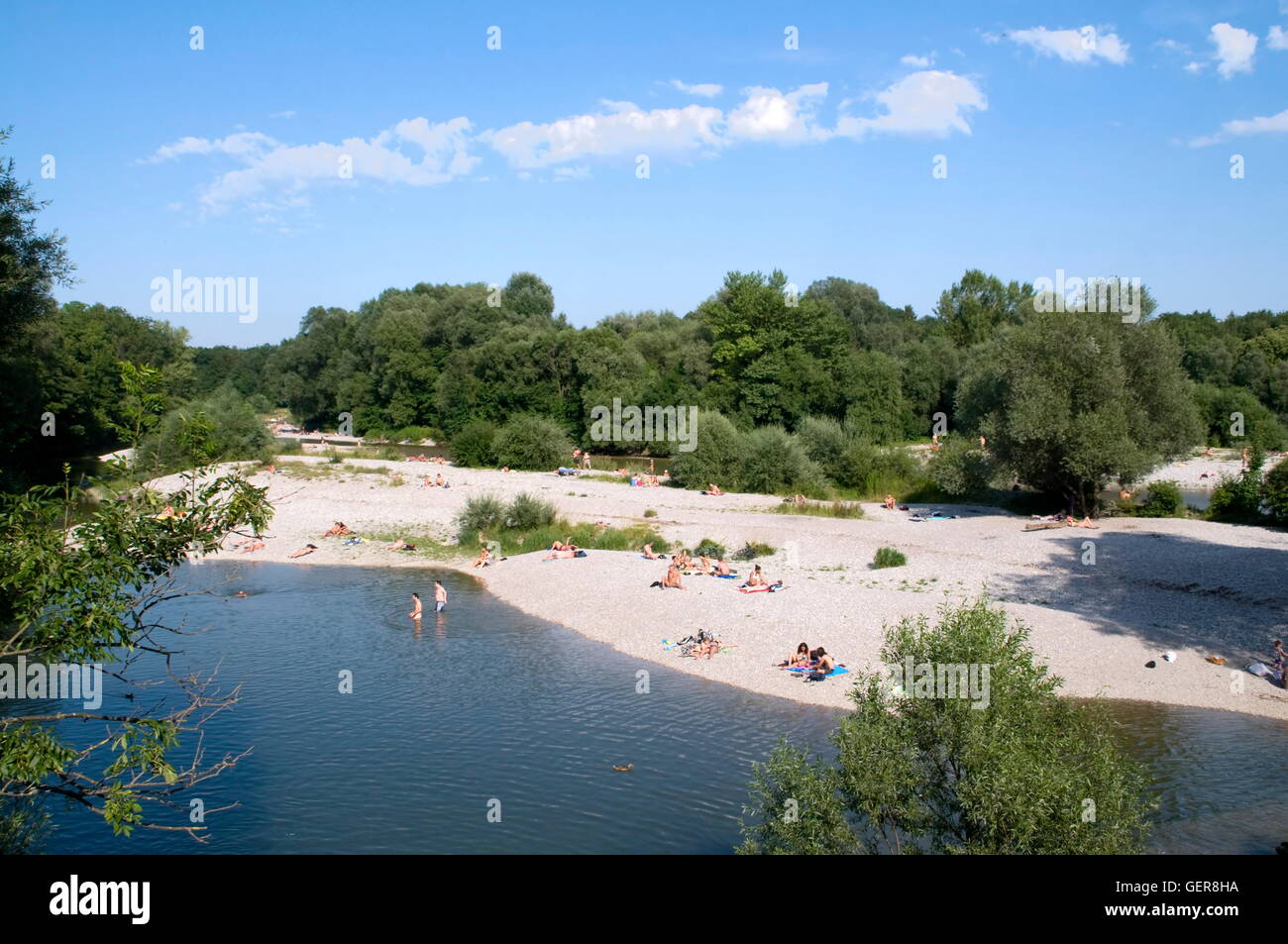 Flaucher at isar river -Fotos und -Bildmaterial in hoher Auflösung ...