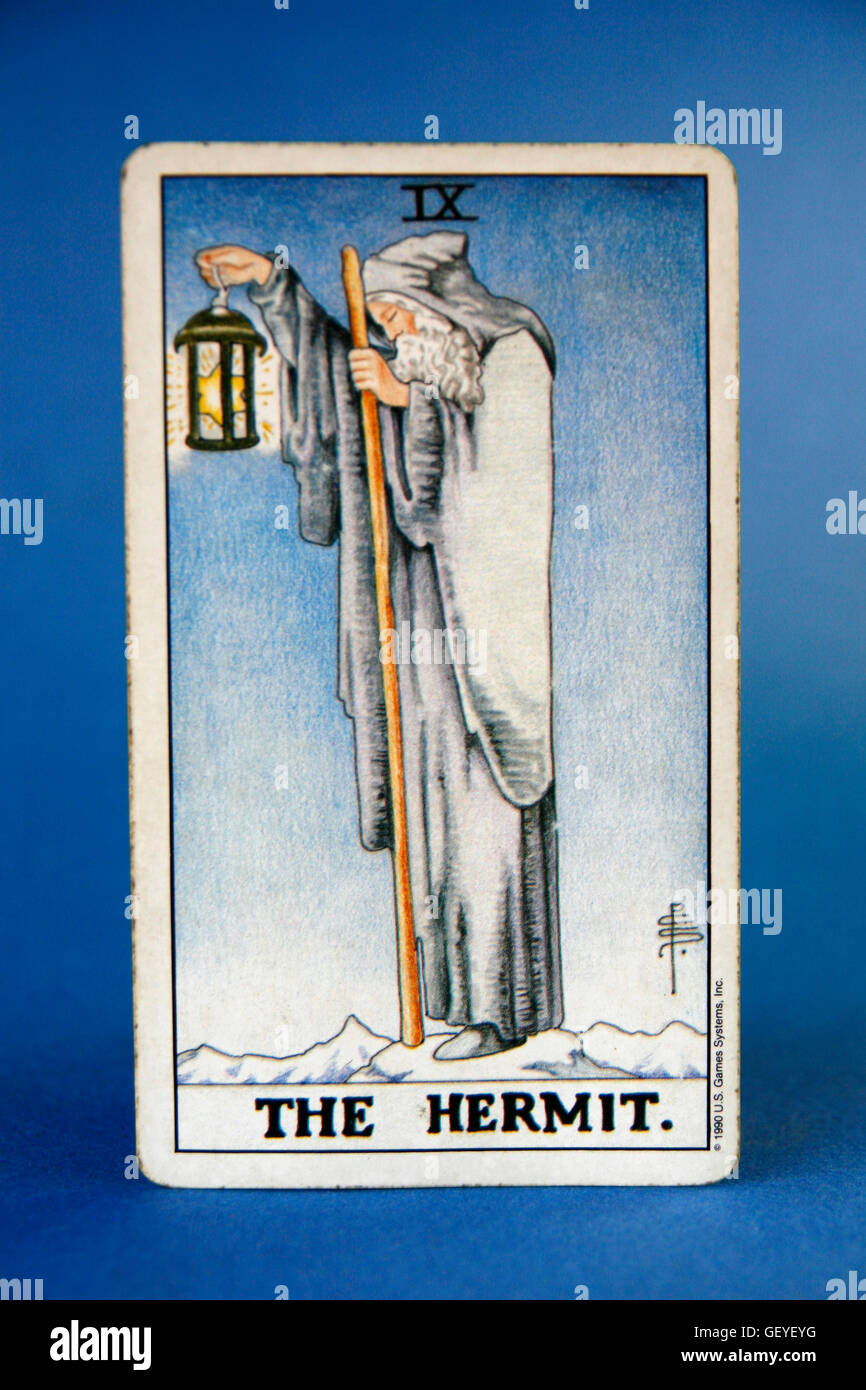 Der eremit tarot -Fotos und -Bildmaterial in hoher Auflösung – Alamy
