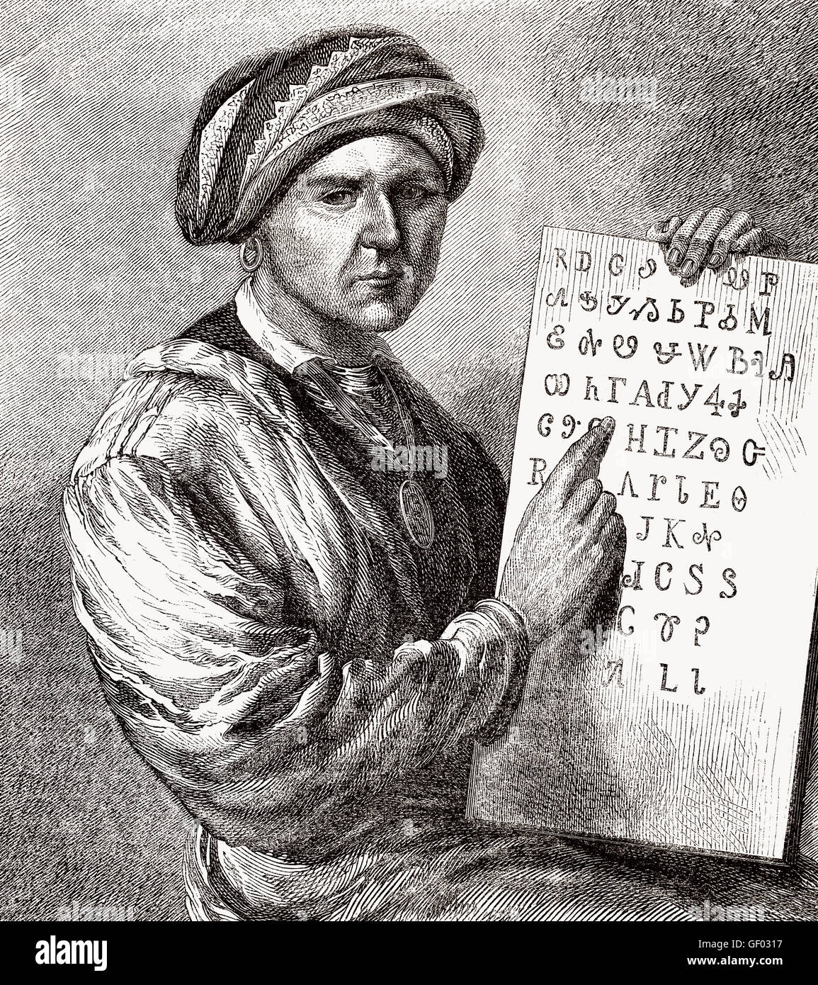 Sequoyah cherokee alphabet -Fotos und -Bildmaterial in hoher Auflösung ...