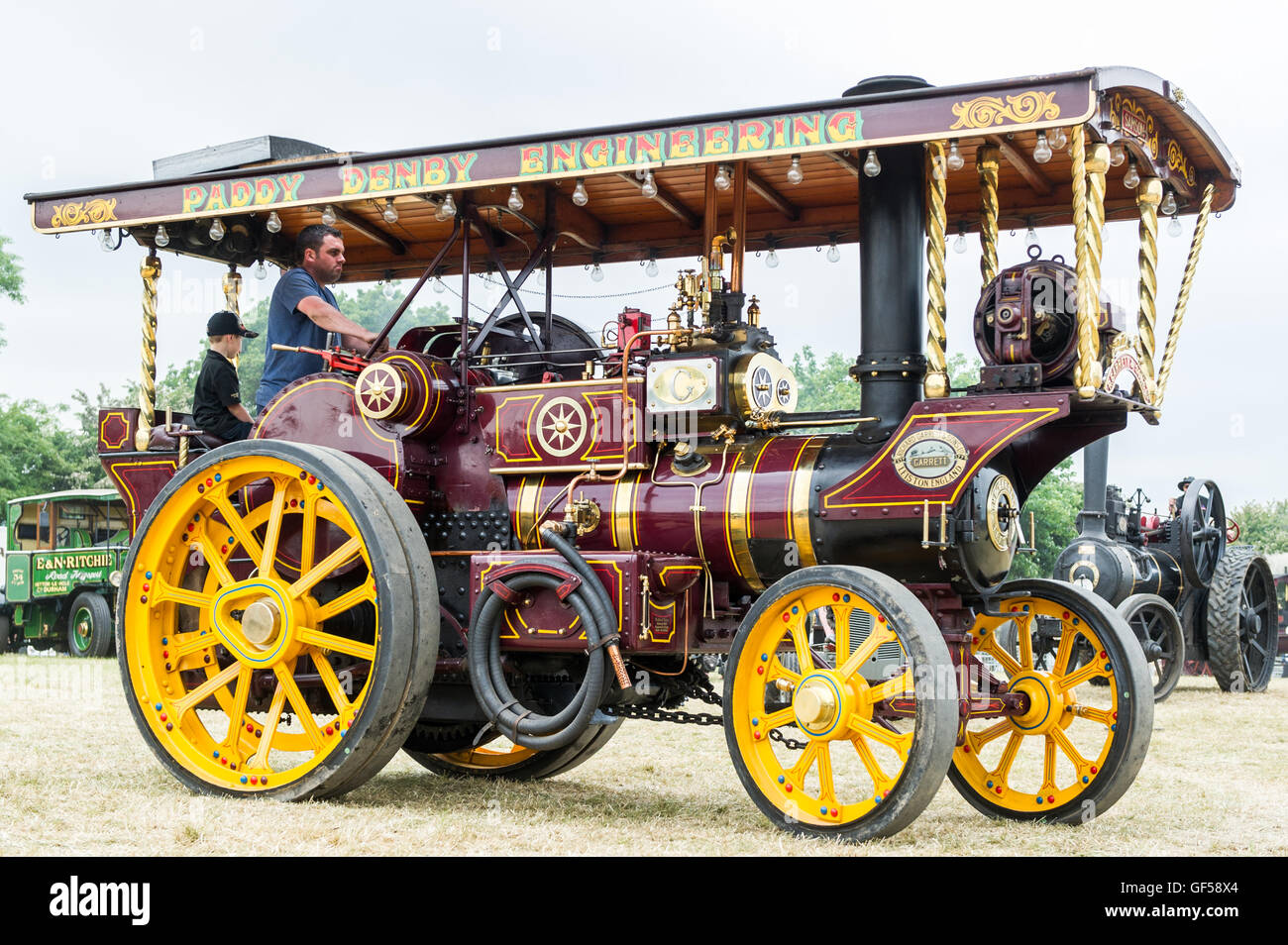 Garrett Steam Traction Engine Stockfotos und -bilder Kaufen - Alamy