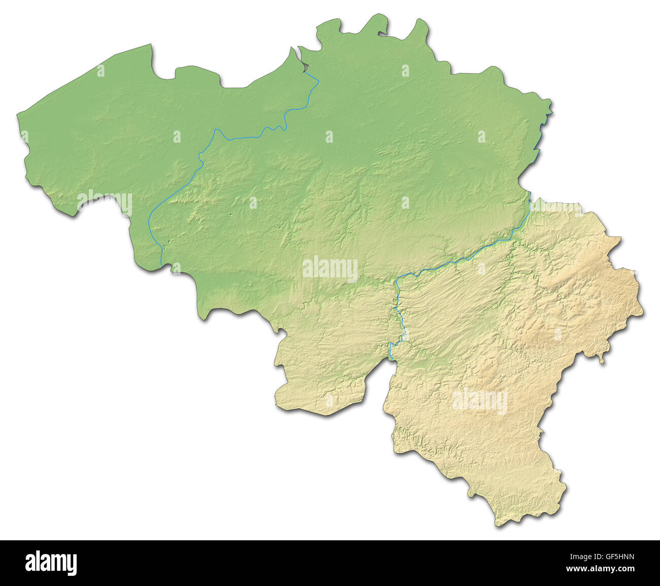 Map Of Belgium Stockfotos und -bilder Kaufen - Alamy