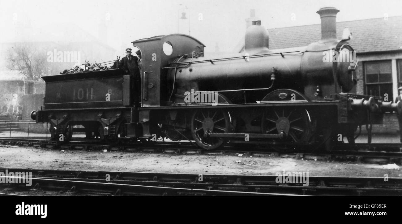 NBR (LNER Y10) 0-4-0 tender Dampflok No.1011 Stockfotografie - Alamy