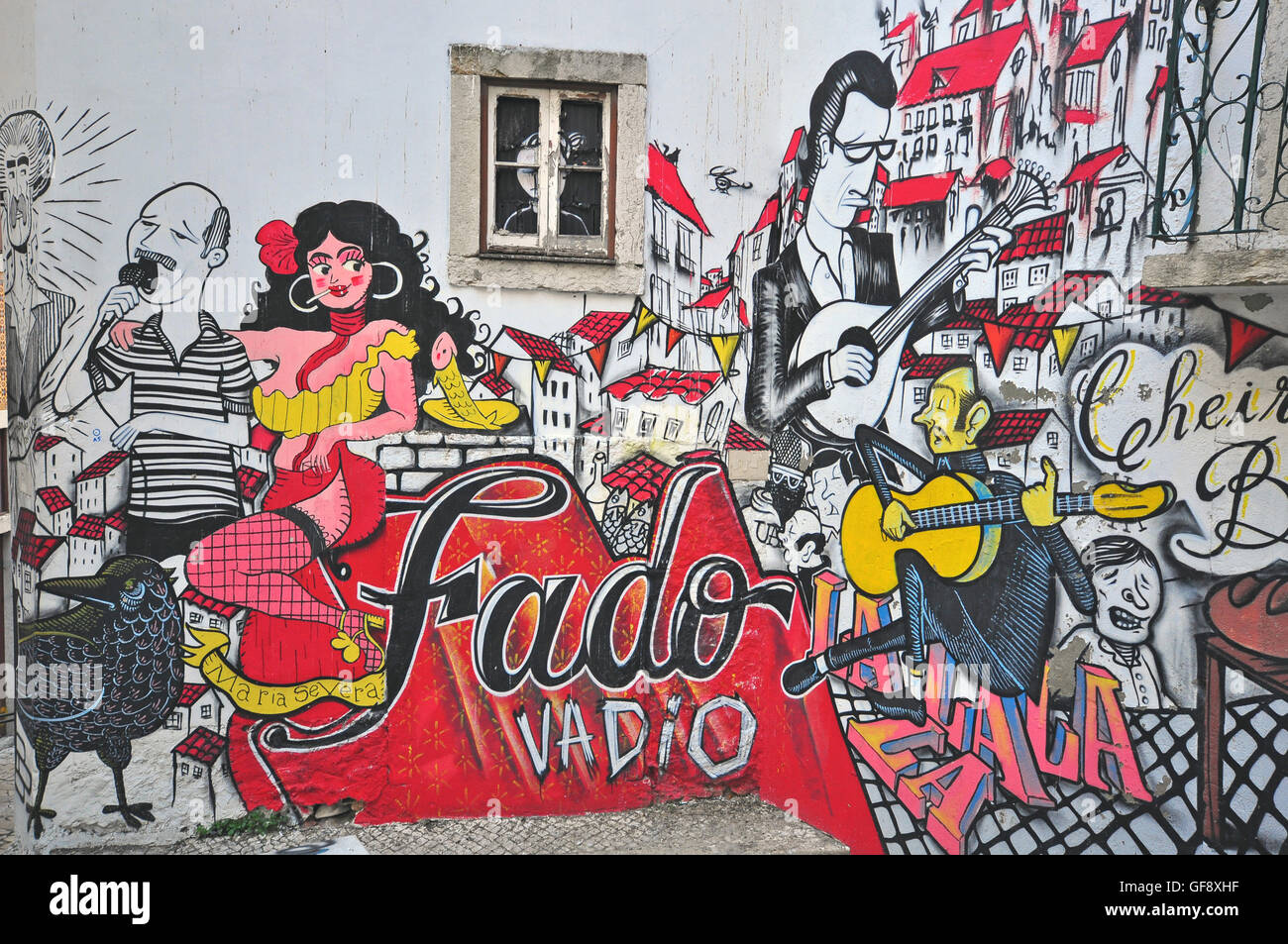 Die fado graffiti wand -Fotos und -Bildmaterial in hoher Auflösung – Alamy