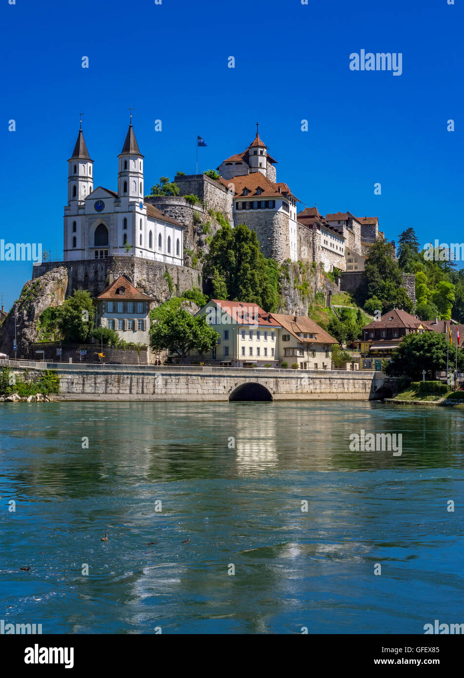 Aarburg aare canton aargau castle -Fotos und -Bildmaterial in hoher ...