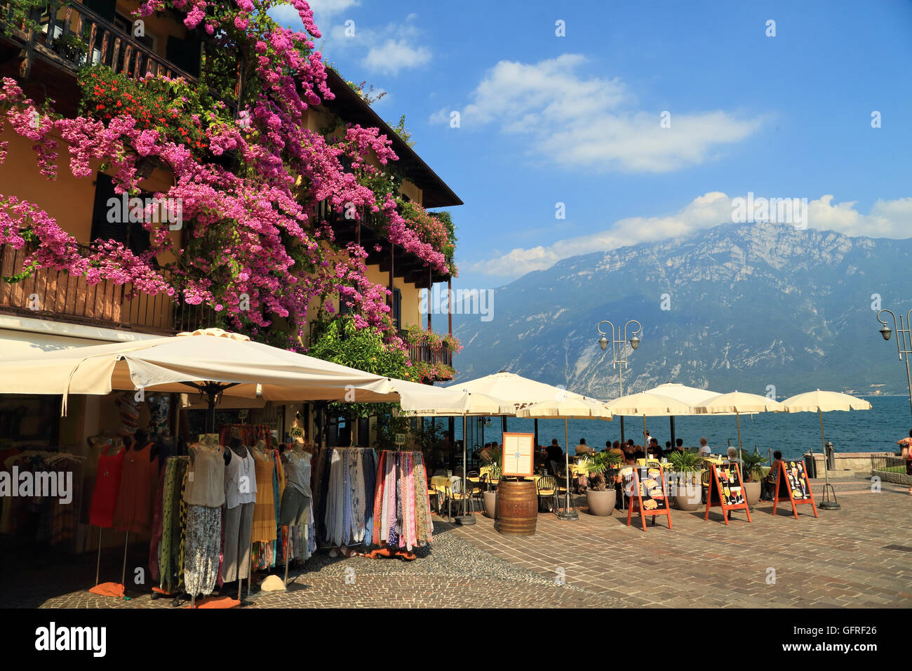 Limone Sul Garda, Gardasee, Lago di Garda, Gardasee, Italien ...
