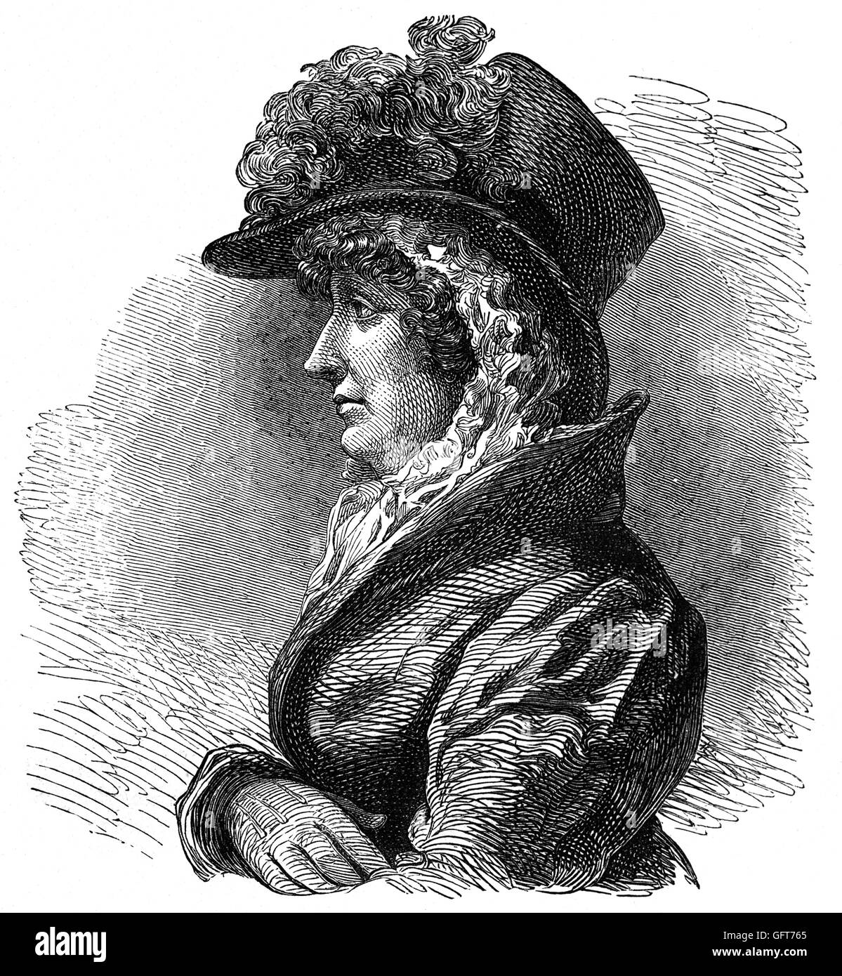 Königin Caroline oder Caroline von Braunschweig (1768 – 1821), war die ...