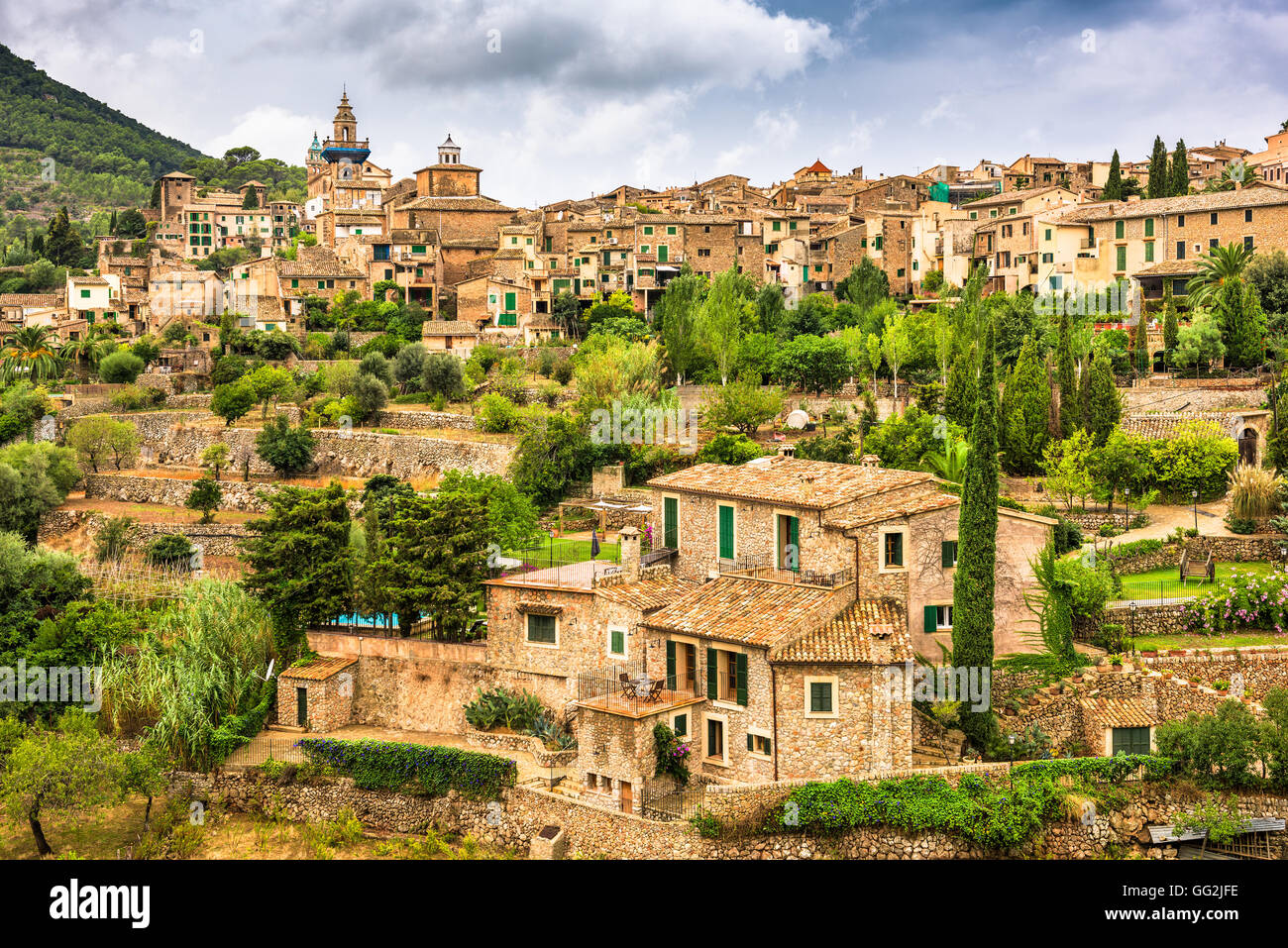 Valldemossa, Mallorca, Spanien-Dorf Stockfoto, Bild: 113155154 - Alamy