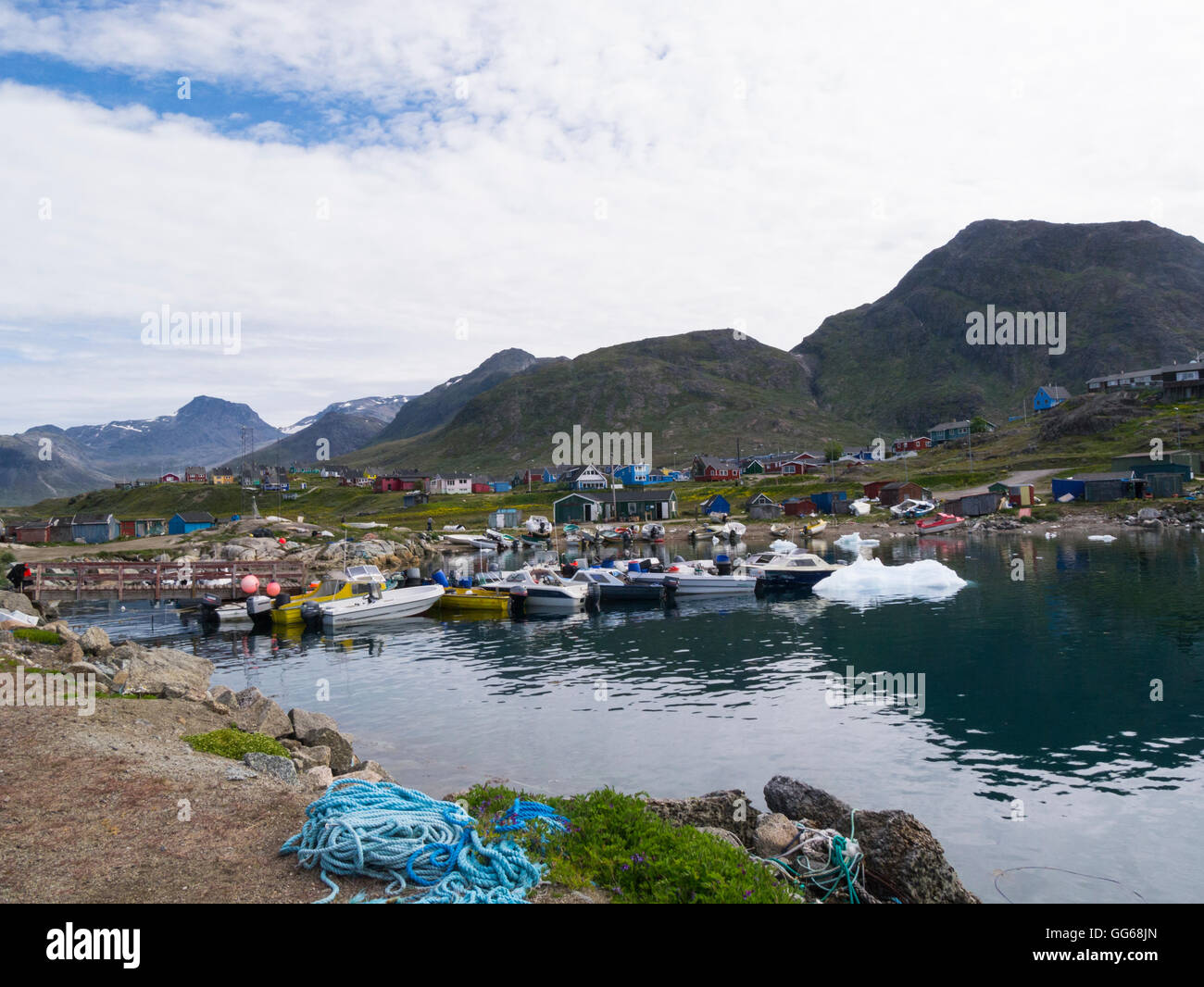Inuit Town Greenland Stockfotos und -bilder Kaufen - Alamy