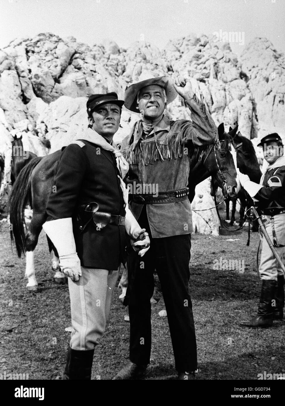 OLD SUREHAND / BRD/Jugoslawien 1965 / Alfred Vohrer Szene Mit ERIK ...