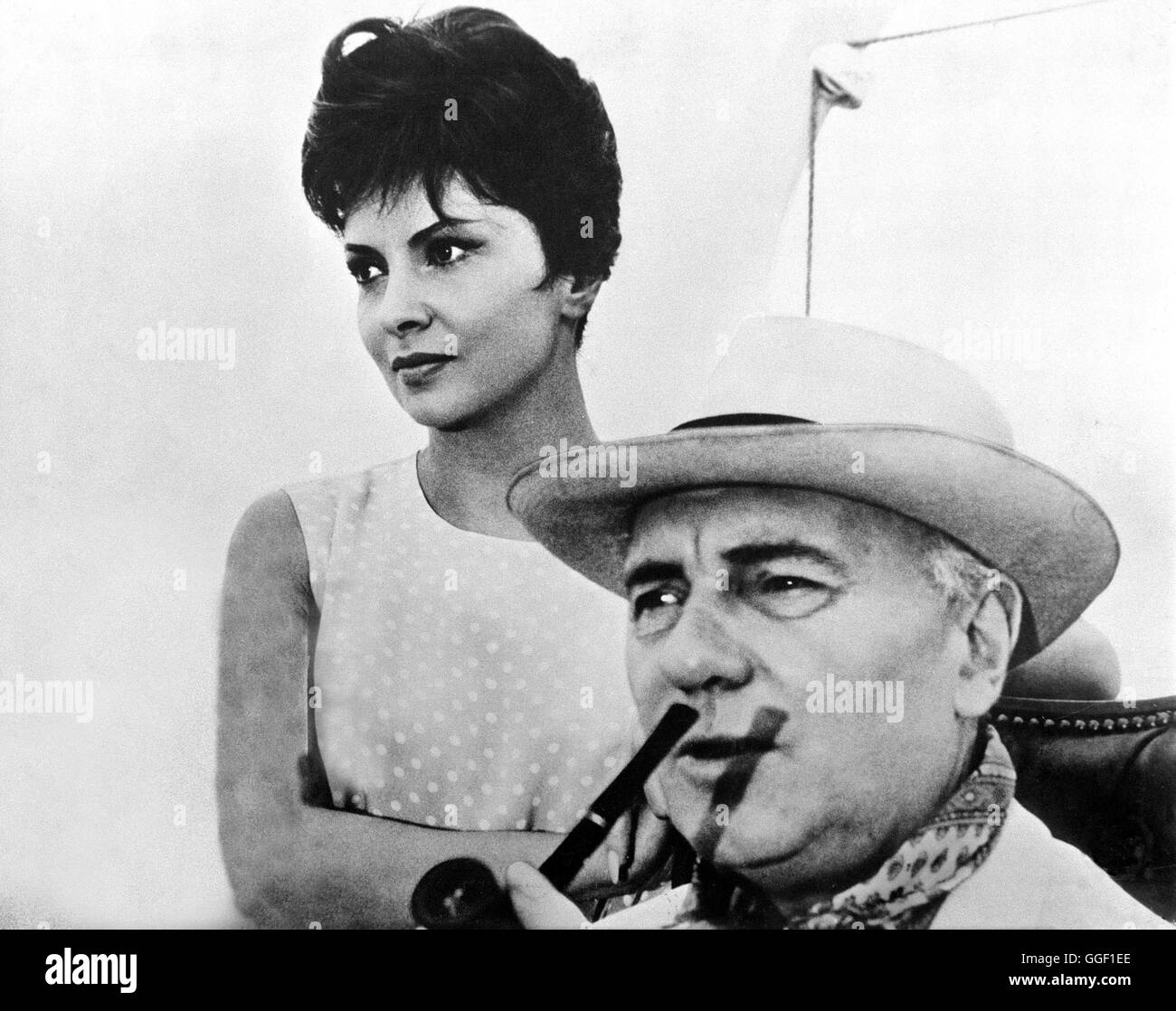 STERBEN STROHPUPPE / Frau Stroh GB 1964 / Basil Dearden Szene Mit GINA ...