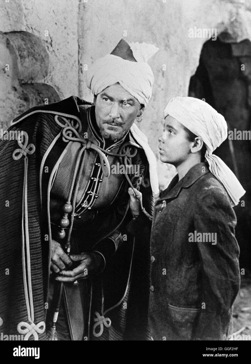 KIM - GEHEIMDIENST IN INDIEN / Kim USA 1950 / Victor Saville Szene Mit ERROL FLYNN (Mahbub Ali ...