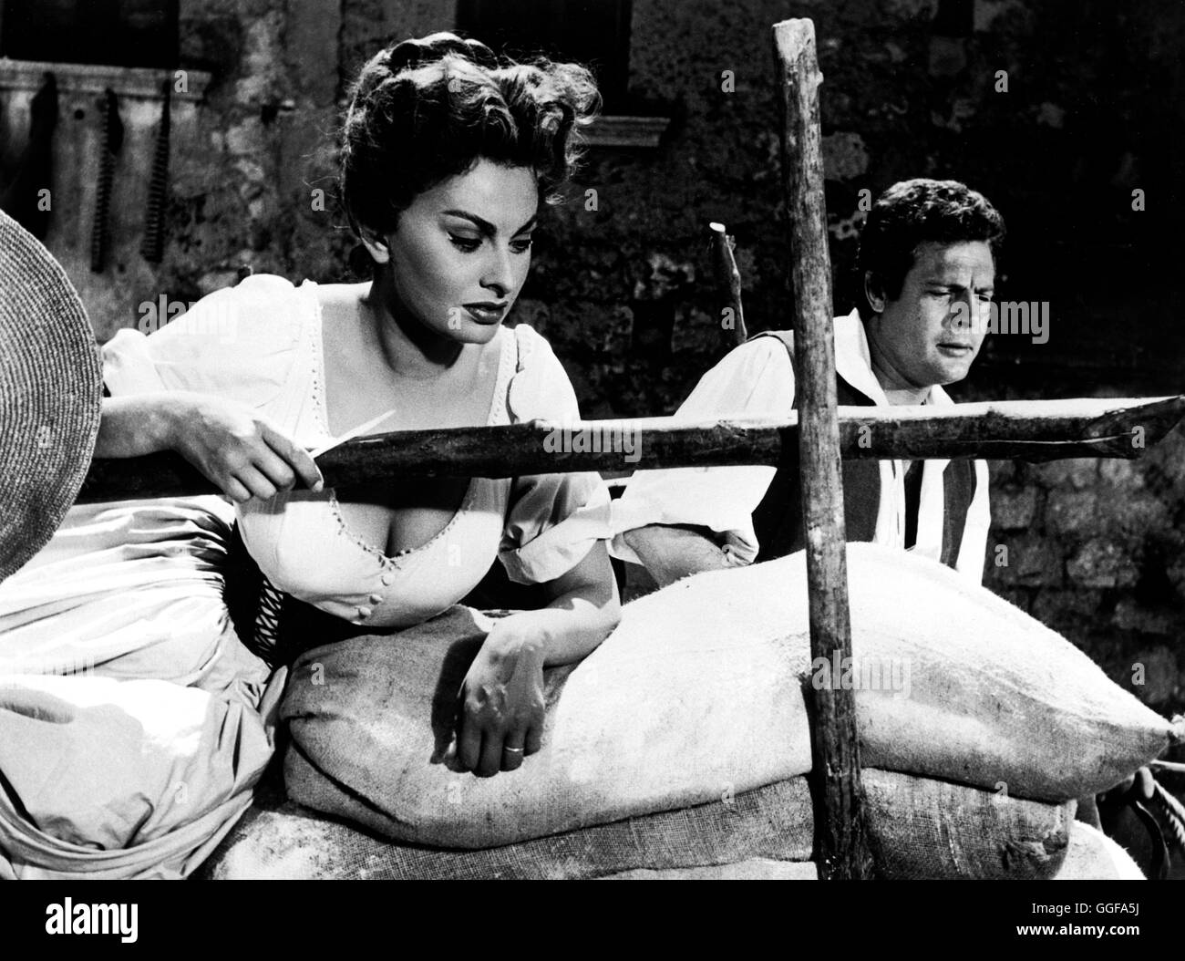 EINE FRAU FÜR SCHWACHE STUNDEN / La Bella Müllerin Italien 1955 / Mario ...
