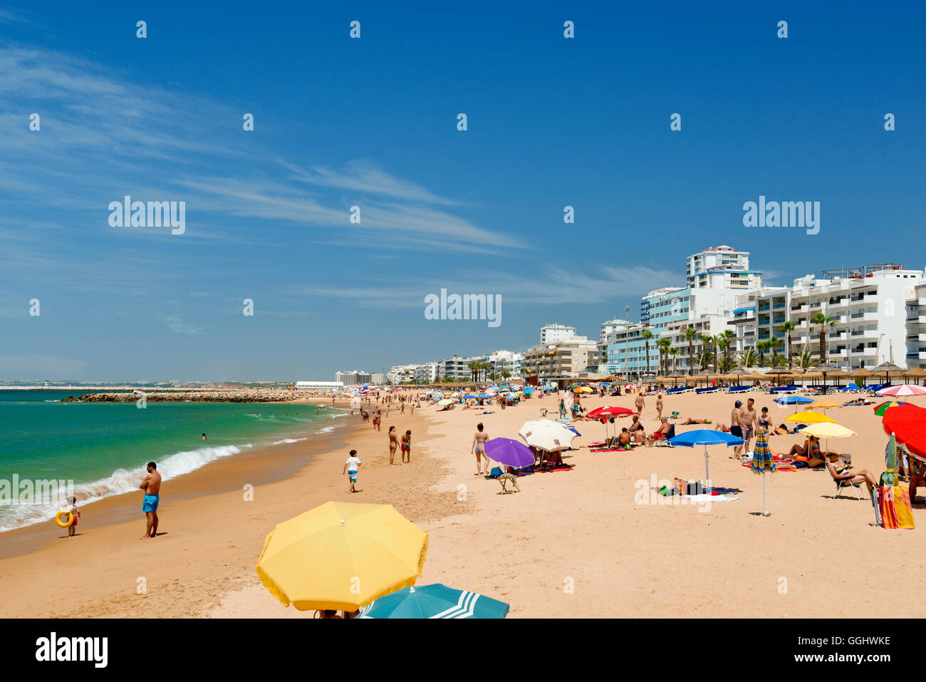 Quarteira Beach Resort Algarve Portugal Stockfotos und -bilder Kaufen ...