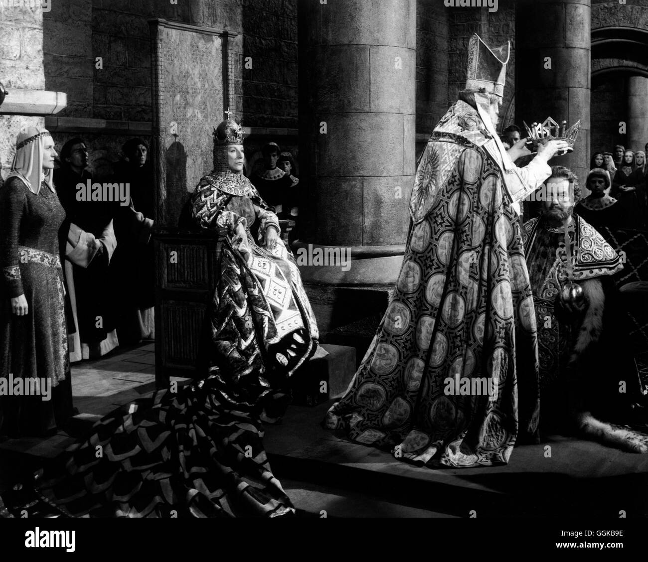 MACBETH / Macbeth USA 1960 / George Schaefer Szene Mit JUDITH ANDERSON ...