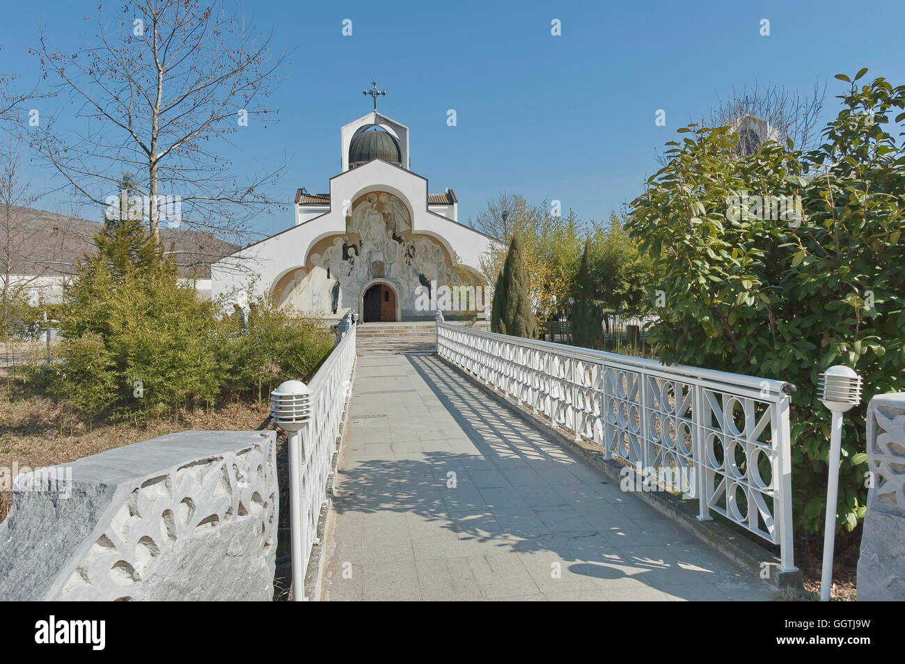Kirche in Erinnerung an Prophet bulgarischen Baba Vanga in Rupite ...