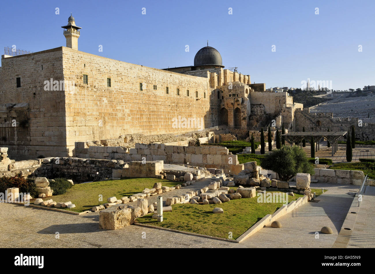 Geographie/Reisen, Israel, Jerusalem, Al-Aqsa-Moschee auf dem ...