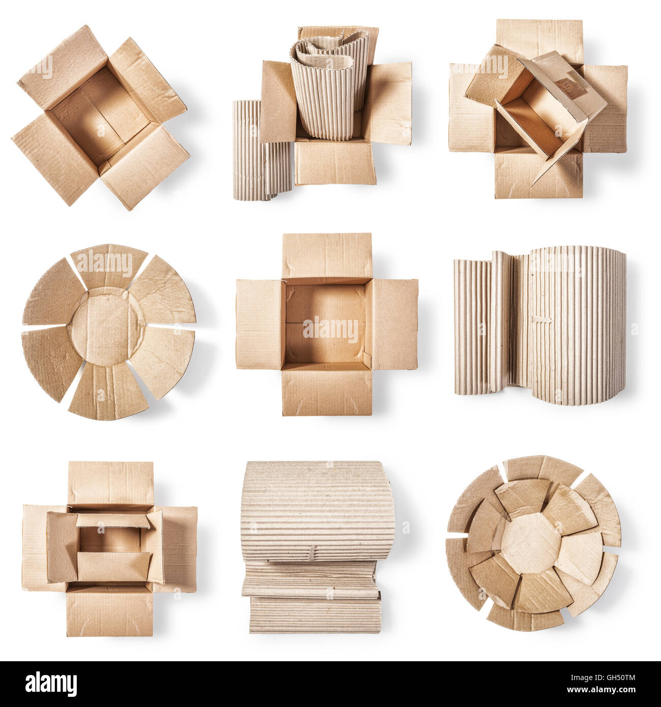 Set parcel box open box -Fotos und -Bildmaterial in hoher Auflösung – Alamy