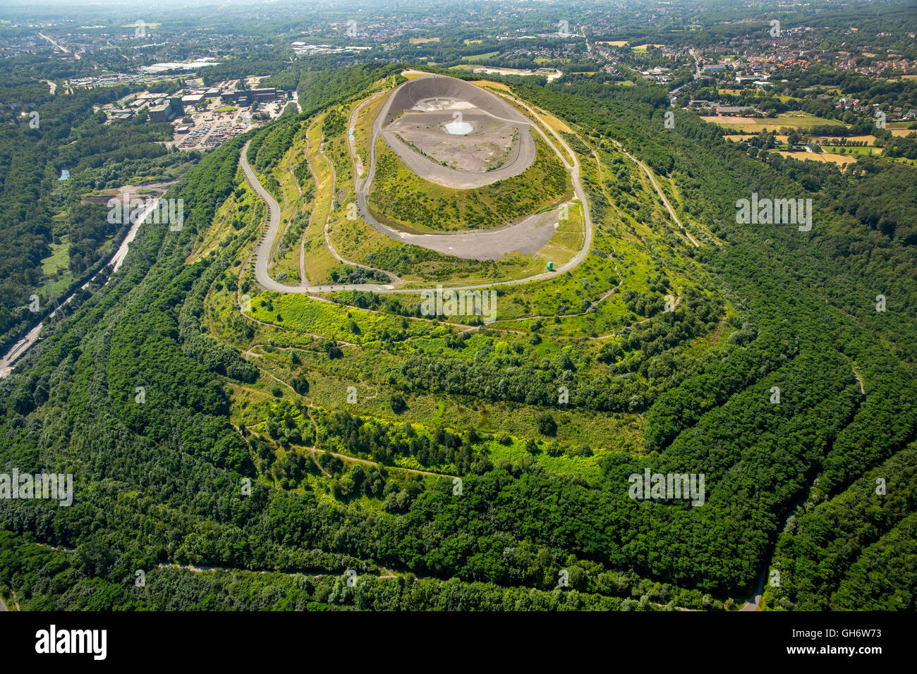 Luftaufnahme, ist Prosper-Haniel in Bottrop die letzte aktive Zeche in ...