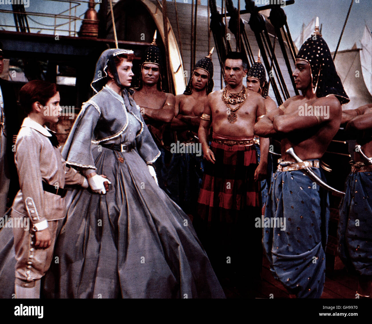 DER KÖNIG UND ICH / der König und ich USA 1956 WALTer Lang Szene Mit ...