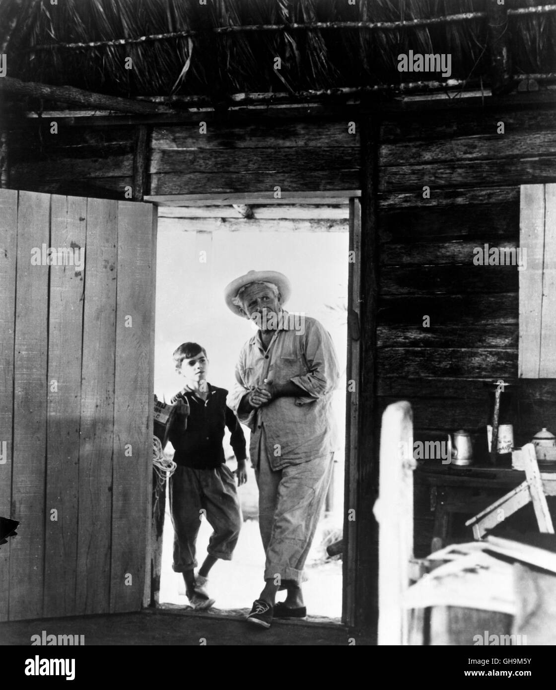 Der Alte Fischer (SPENCER TRACY) Semesters Trost Bei Einem Jungen ...