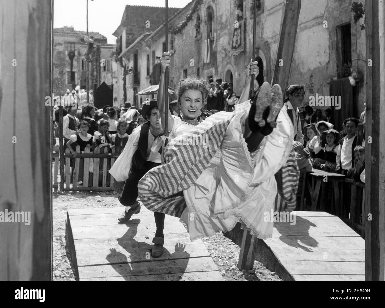 EINE FRAU FÜR SCHWACHE STUNDEN La Bella Müllerin Italien 1955 Mario ...