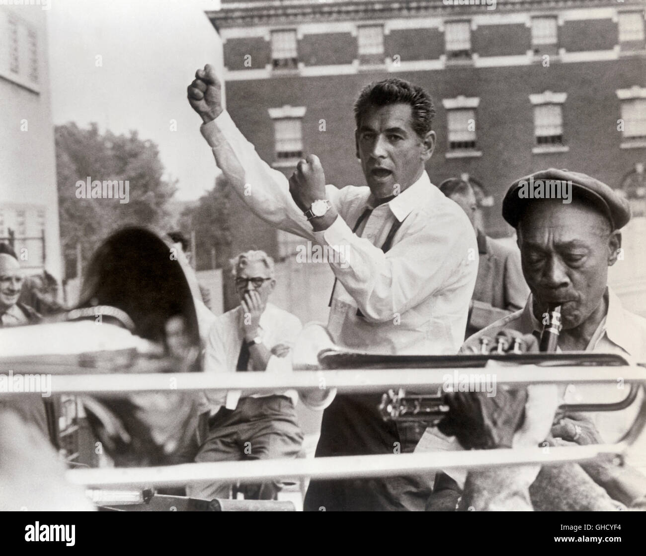 SATCHMO große USA 1958 Dirigent LEONARD BERNSTEIN in der ...