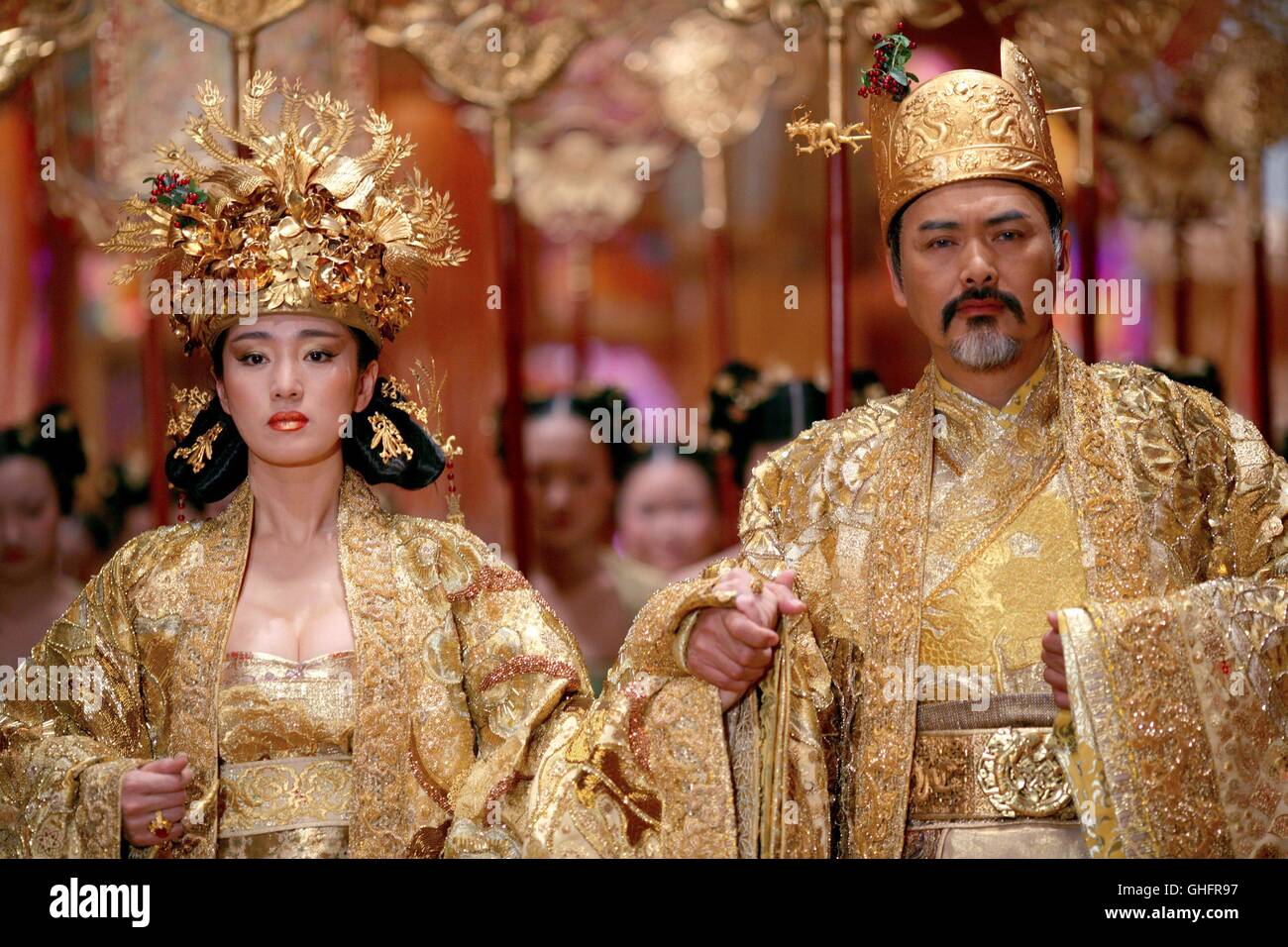 Der Fluch der goldenen Blume / Kaiserin Phoenix (GONG LI) Und Kaiser ...