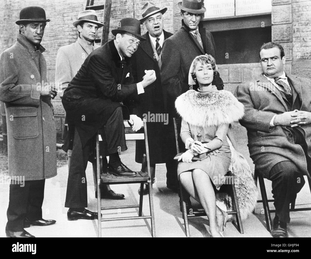 SAMMY DAVIS JR., RICHARD BAKALYAN, FRANK SINATRA, HANK HENRY, DEAN ...