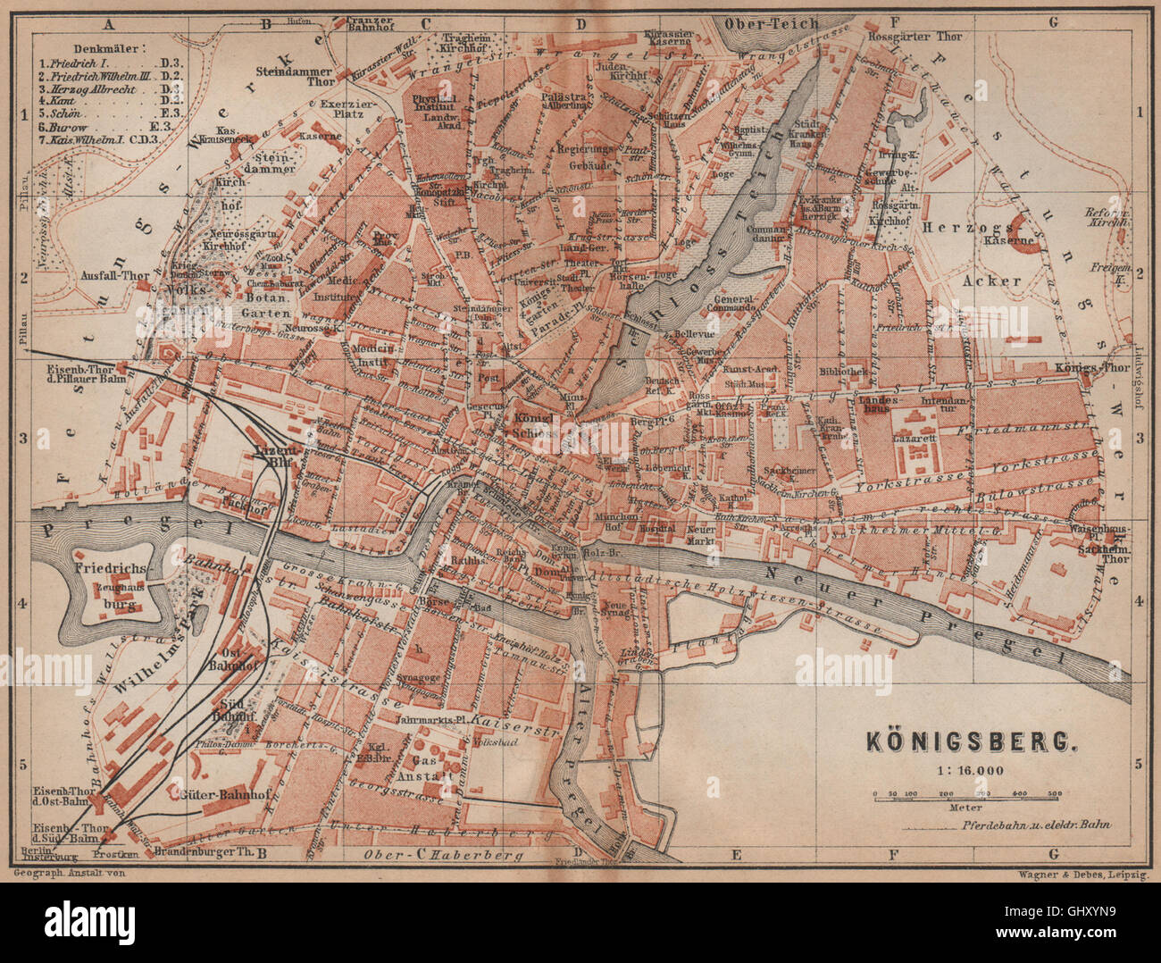 Konigsberg map -Fotos und -Bildmaterial in hoher Auflösung – Alamy