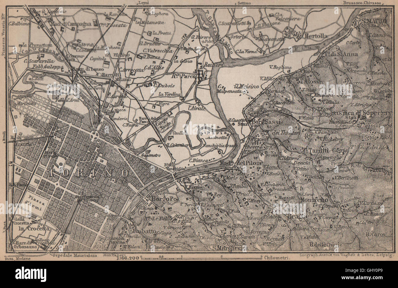 Mappa torino -Fotos und -Bildmaterial in hoher Auflösung – Alamy