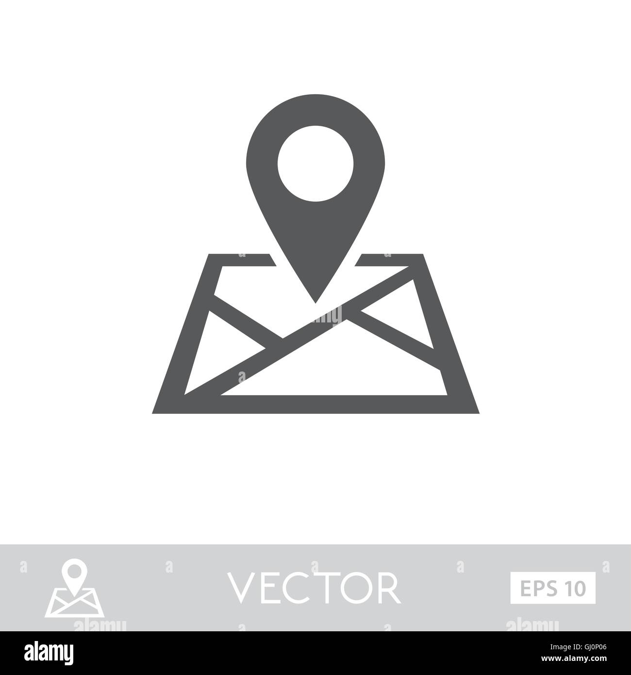 Symbole auf karten Stock-Vektorgrafiken kaufen - Alamy