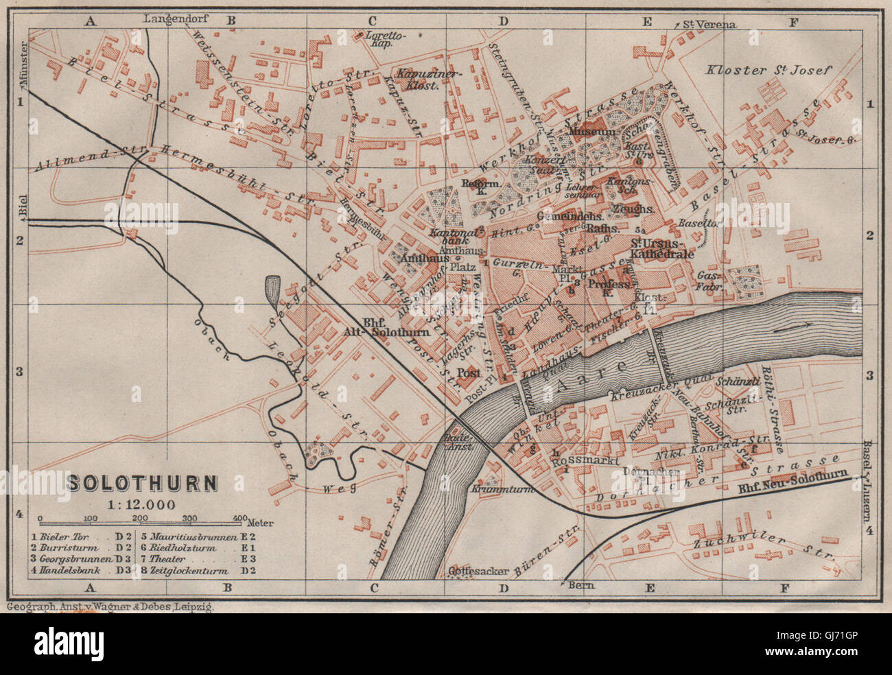SOLOTHURN / SOLOTHURN. Stadt Stadt attraktivem. Schweiz-Suisse-Schweiz ...