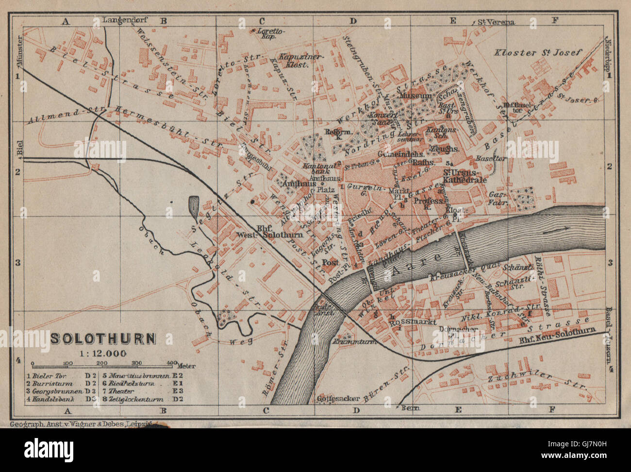 SOLOTHURN / SOLOTHURN. Stadt Stadt attraktivem. Schweiz-Suisse-Schweiz ...