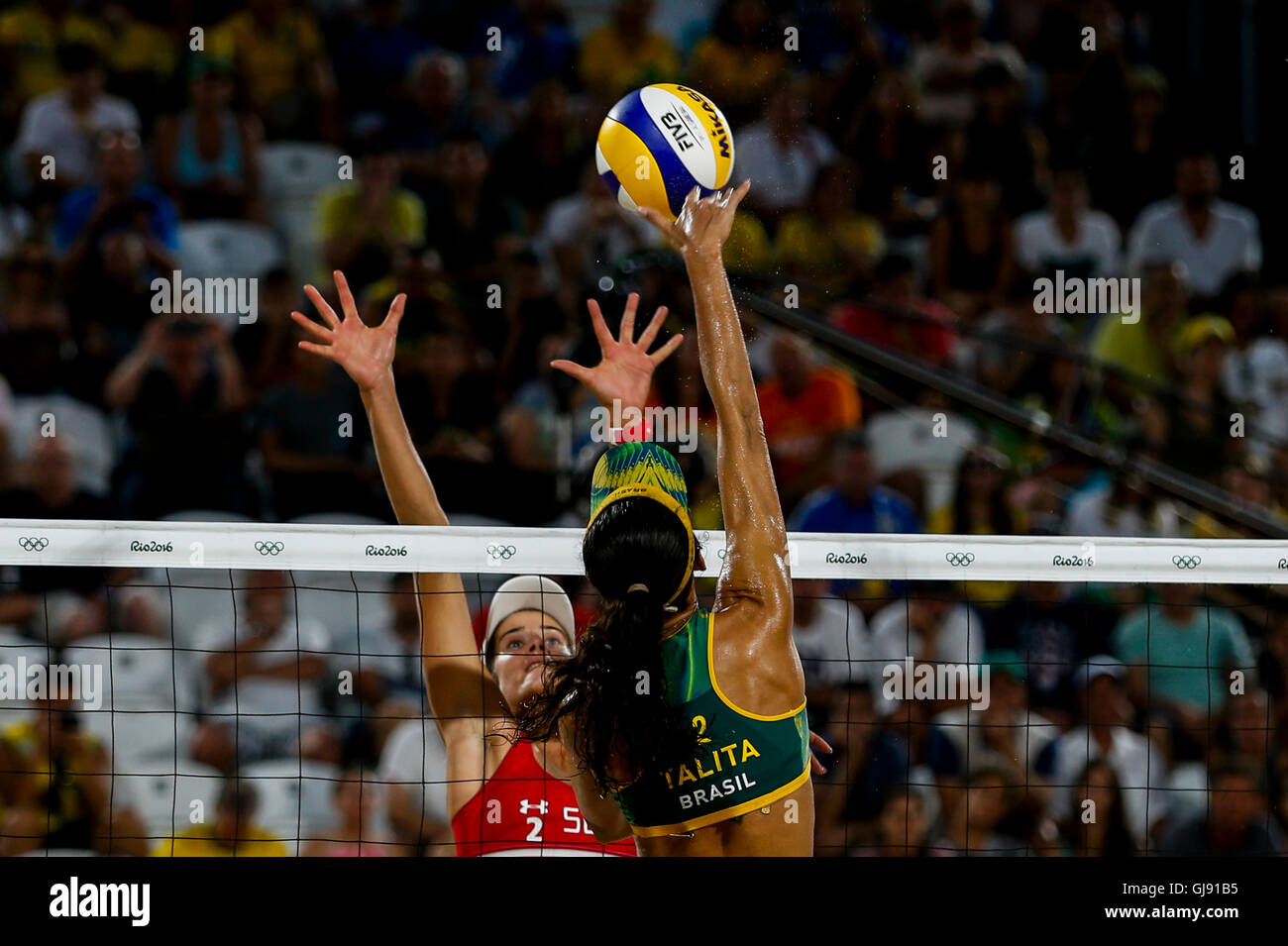 RIO DE JANEIRO, RJ - 14.08.2016: Olympische Spiele 2016-BEACH ...