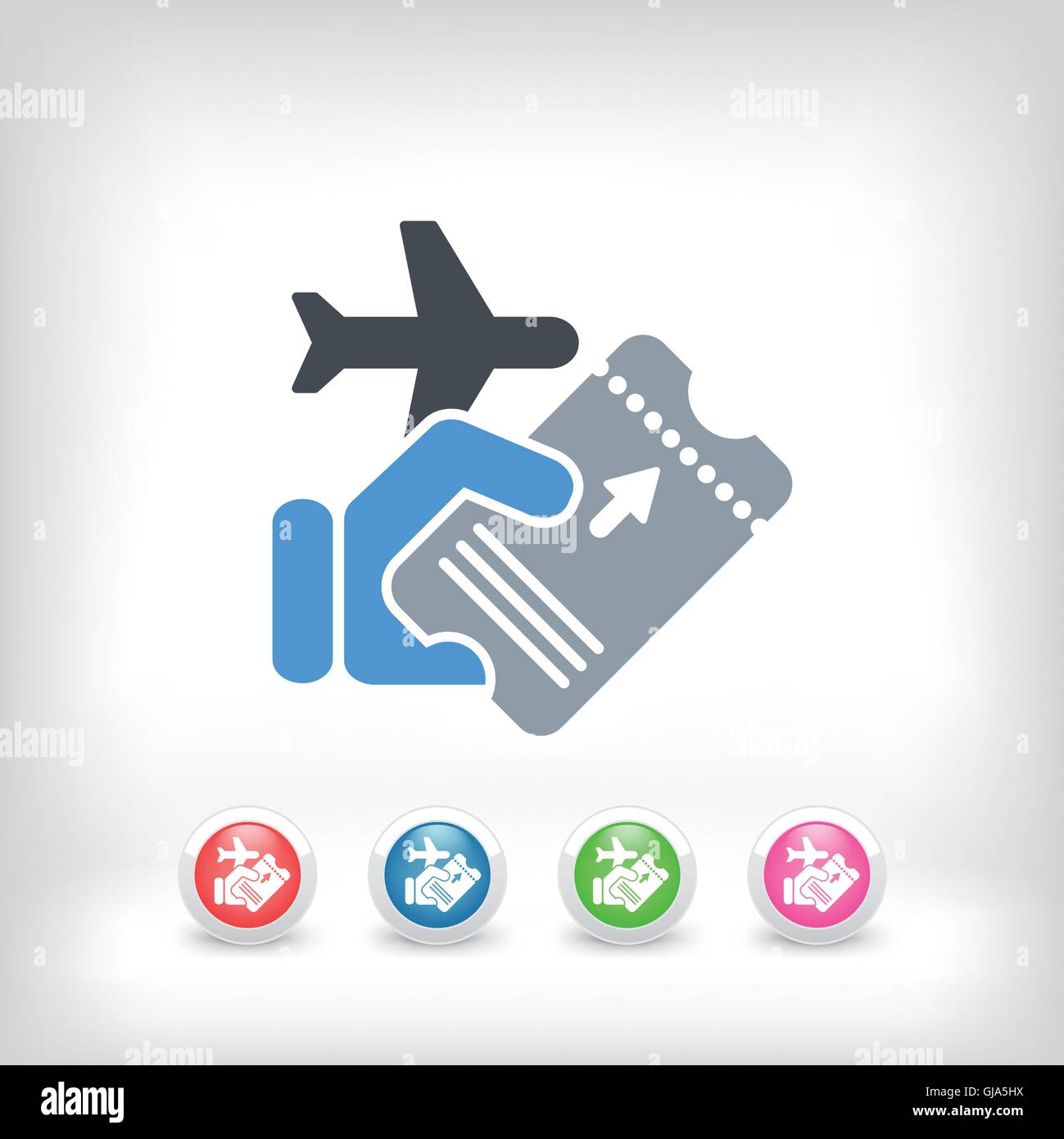 Aeroplane ticket Stock-Vektorgrafiken kaufen - Alamy