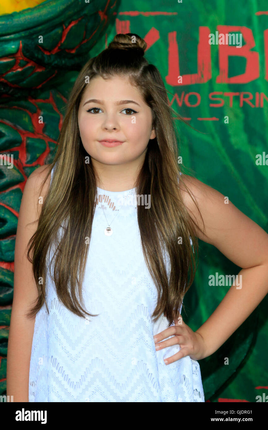 Universal City, Kalifornien, USA. 14. August 2016. Addison Riecke bei ...