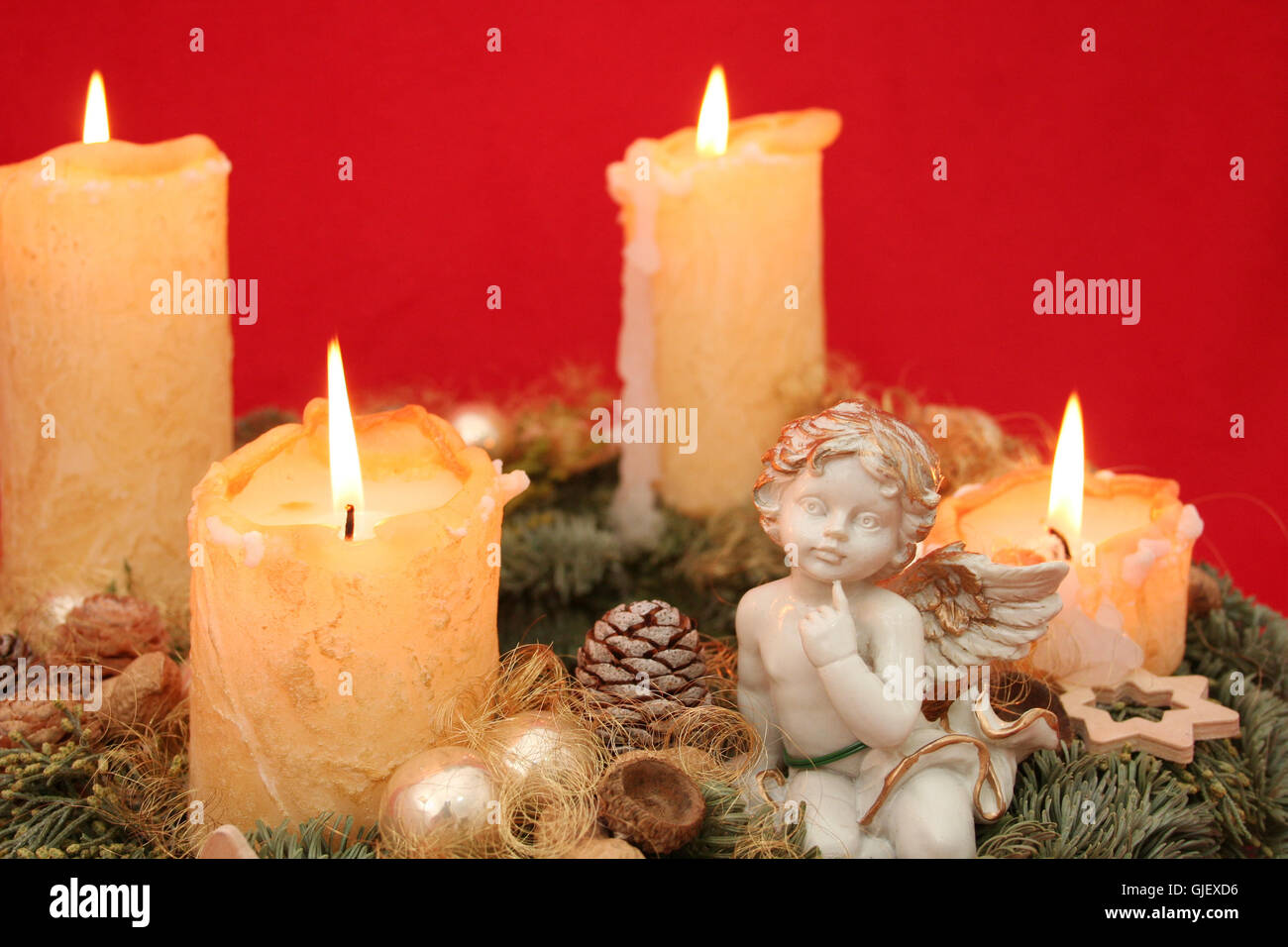 Advent Angel Stockfotos und -bilder Kaufen - Alamy